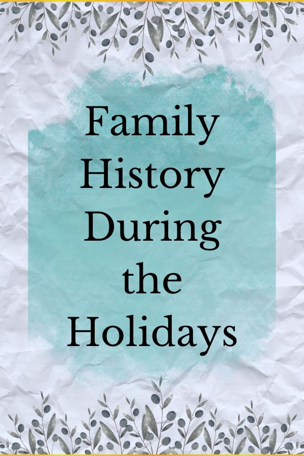 Holidays & Family History - RLS Photogenic