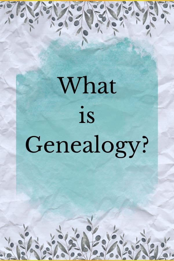 What is Genealogy? - RLS Photogenic